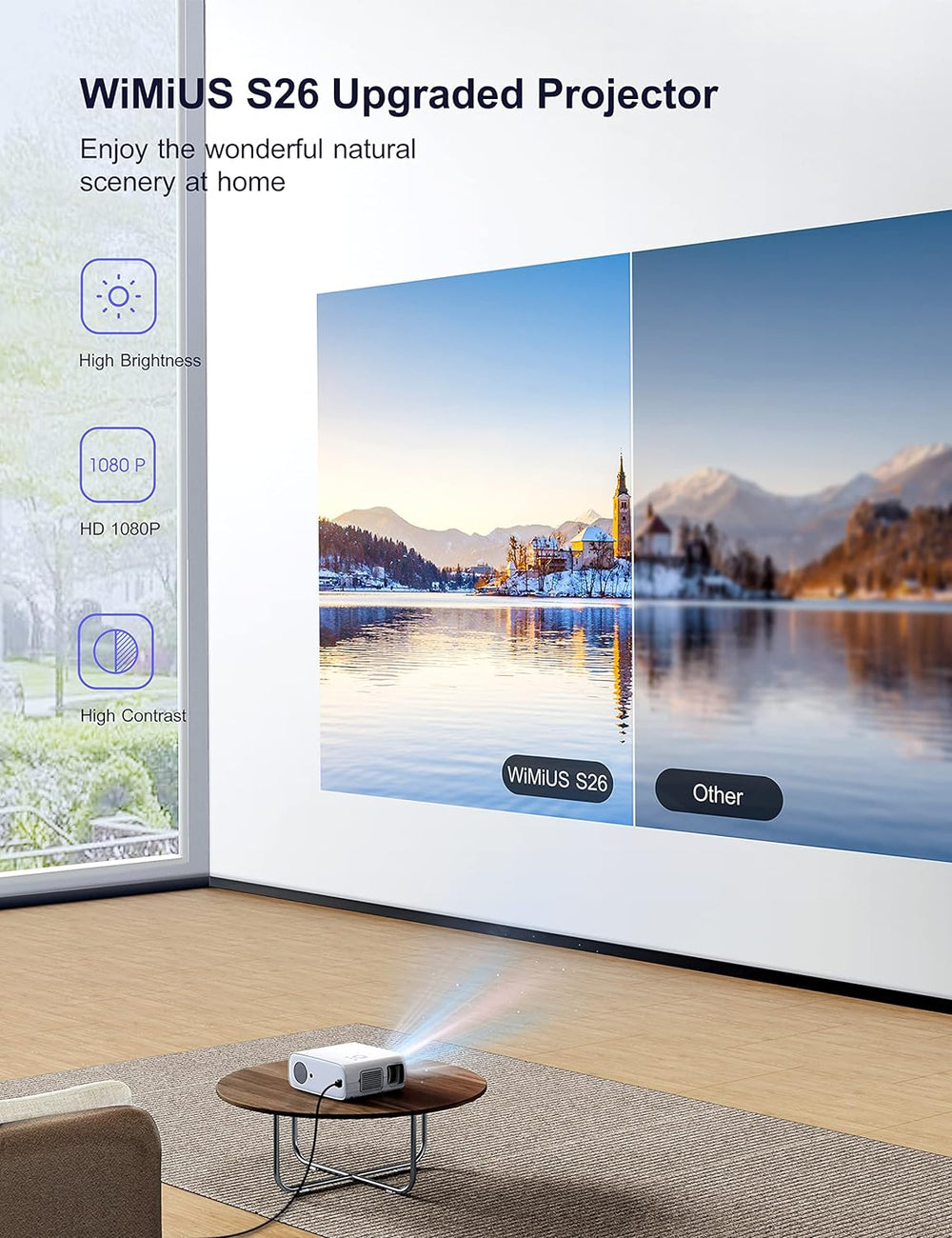 WiMiUS Home Projector S26 – WiMiUS Official