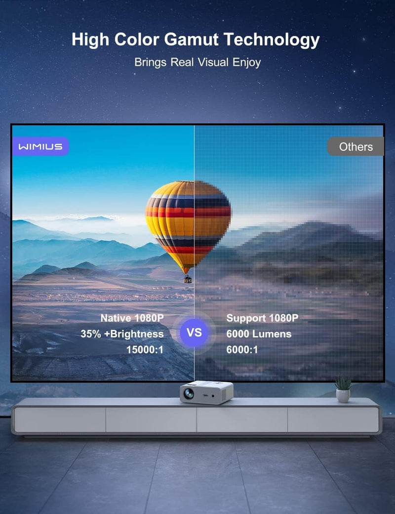 WiMiUS Home Projector W7 – WiMiUS Official