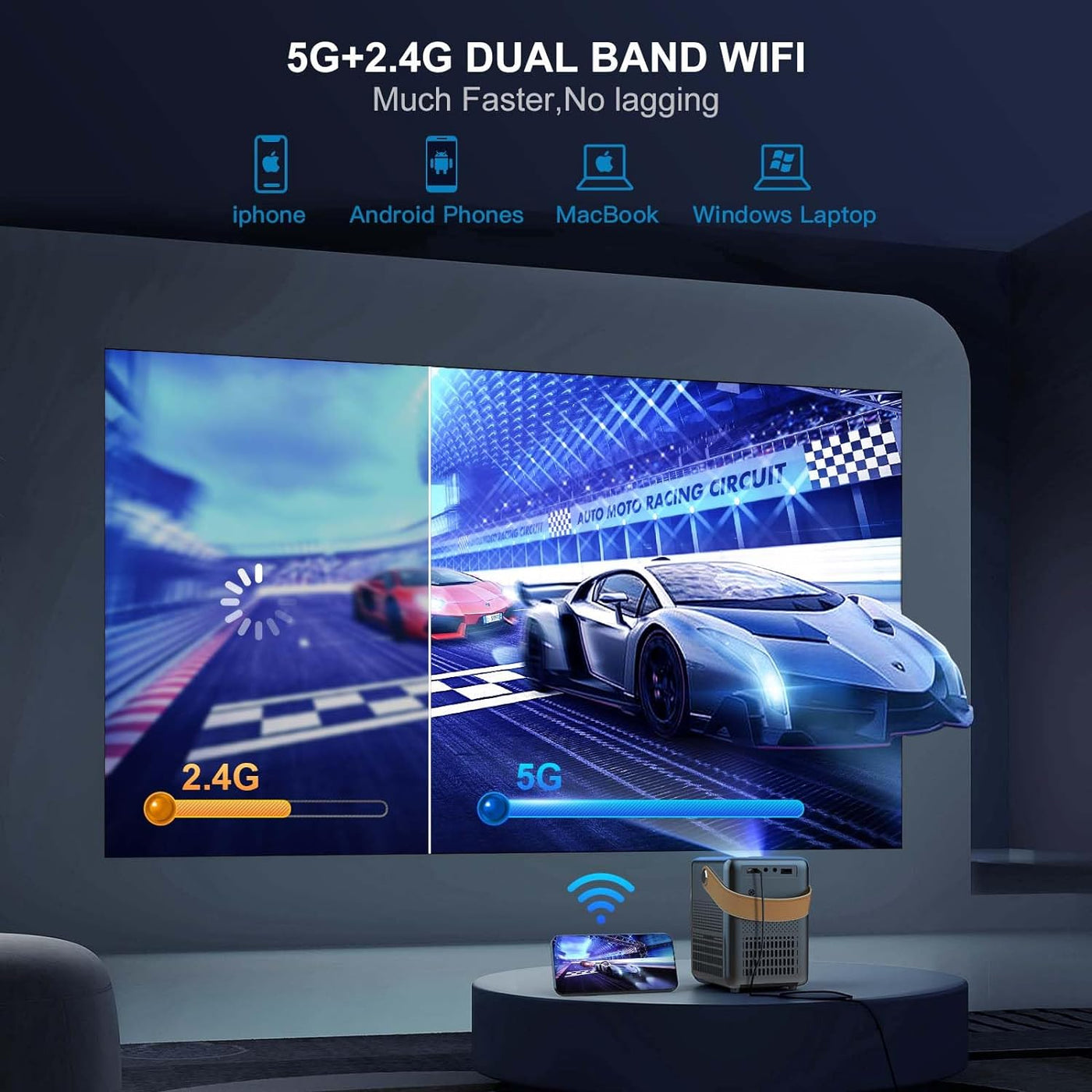 WiMiUS Portable Projector P61 – WiMiUS Official