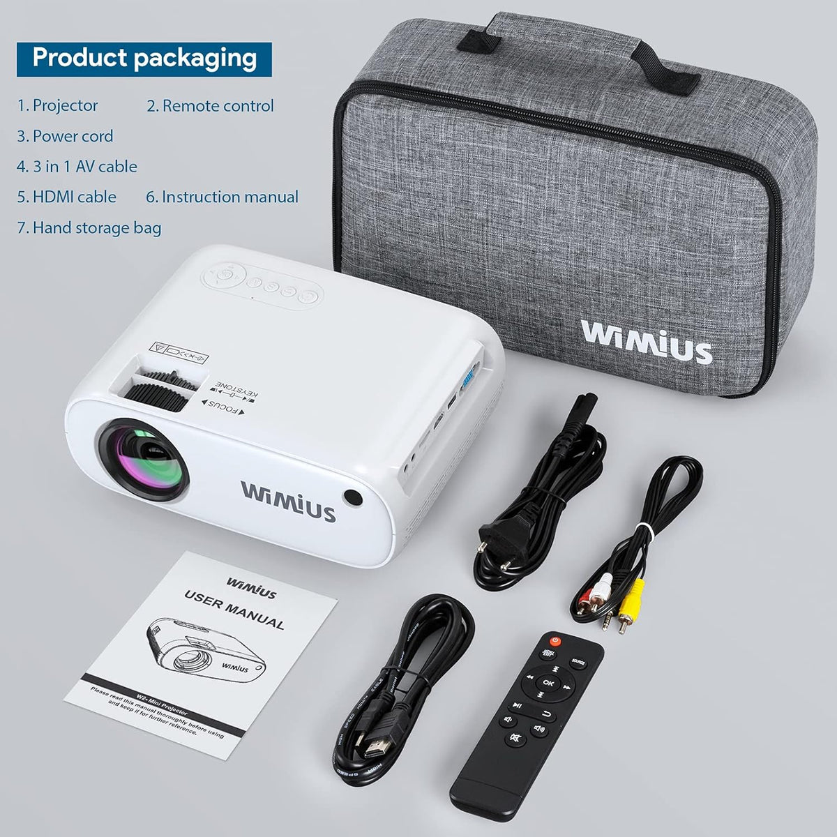 WiMiUS Home Projector W2 – WiMiUS Official